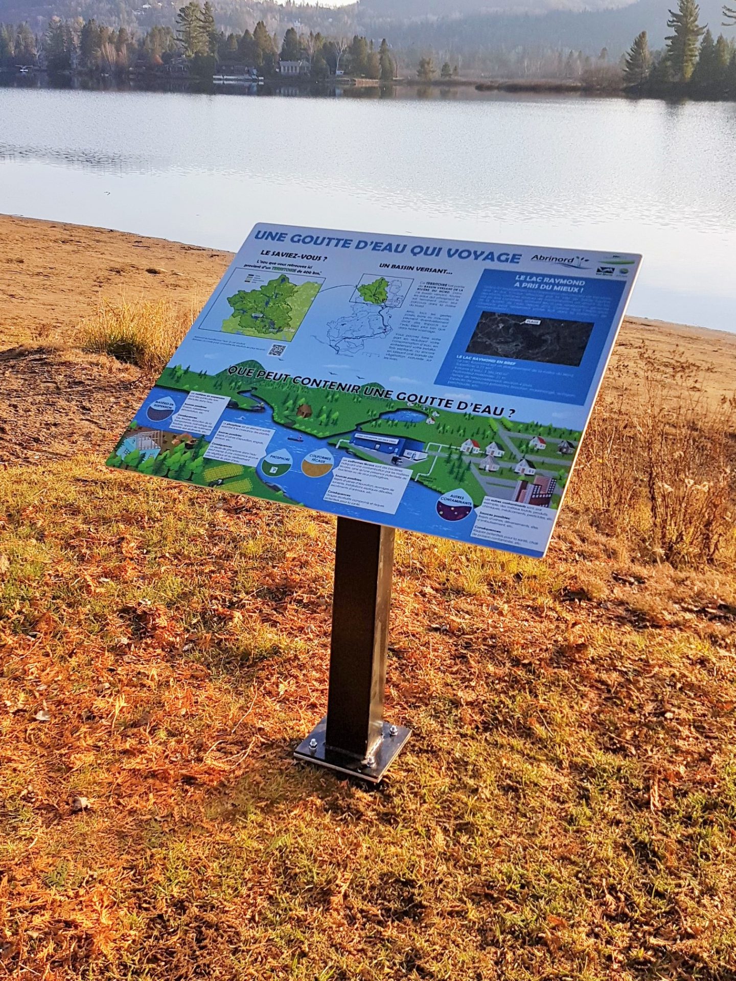 Signalisation aluminium imprimé poteau - Enseigne Effigiart